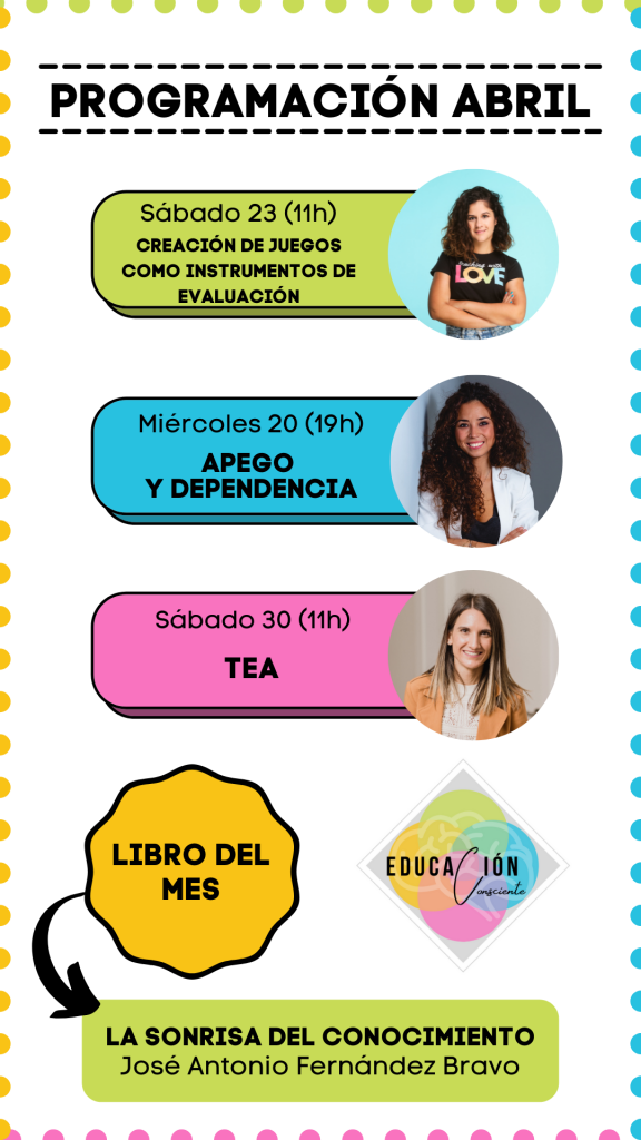 Programación del mes - Maestra en tiempos de crisis